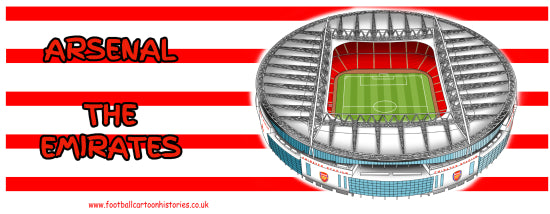 Arsenal Stadium Mug – Football Cartoon Histories