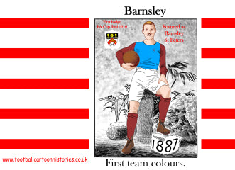 Barnsley FC ceramic mug – Football Cartoon Histories