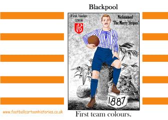 Blackpool FC ceramic mug – Football Cartoon Histories