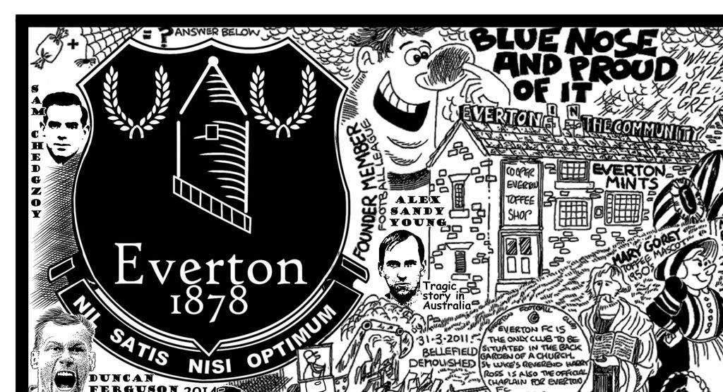 Everton FC – Football Cartoon Histories