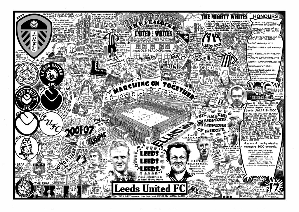 Leeds United – Football Cartoon Histories
