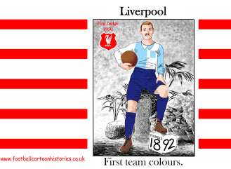 Liverpool FC ceramic mug – Football Cartoon Histories
