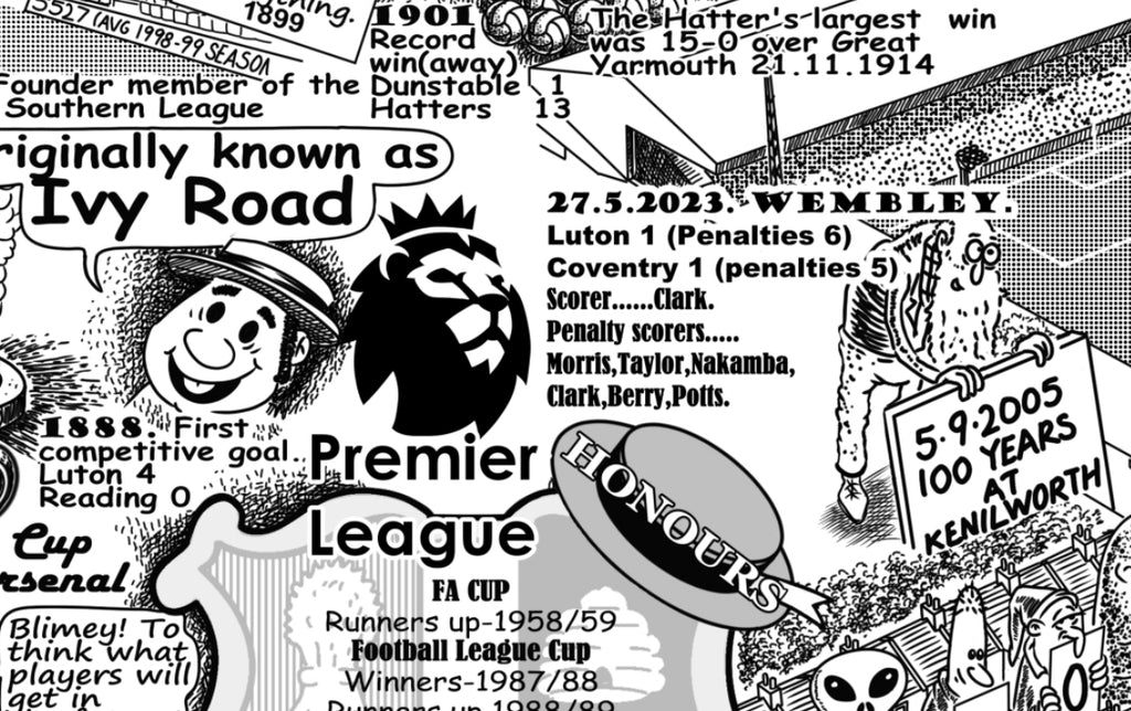 Luton Town FC – Football Cartoon Histories