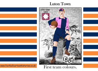 Luton Town ceramic mug – Football Cartoon Histories