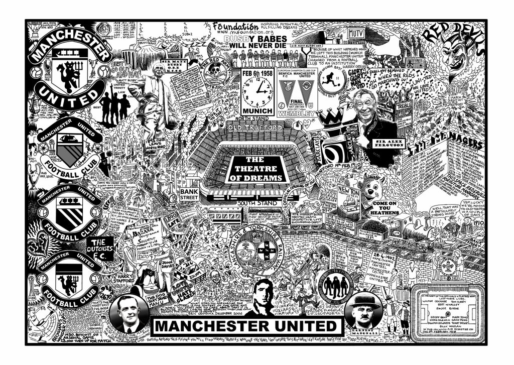 Manchester United – Football Cartoon Histories