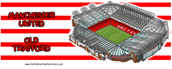Manchester United Stadium Mug – Football Cartoon Histories