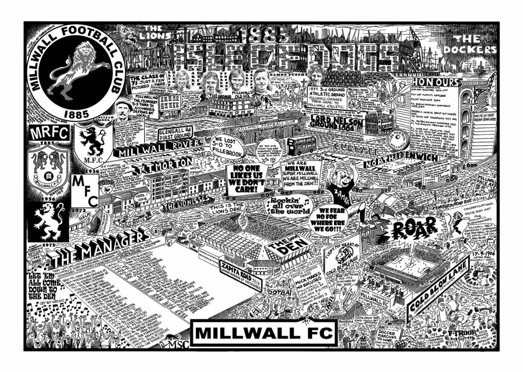 Millwall FC – Football Cartoon Histories