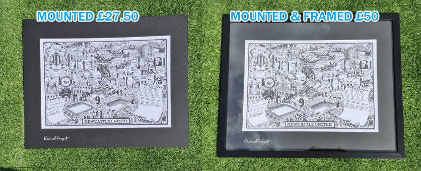 Newcastle Utd – Football Cartoon Histories