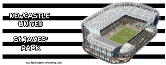 Newcastle Stadium Mug – Football Cartoon Histories