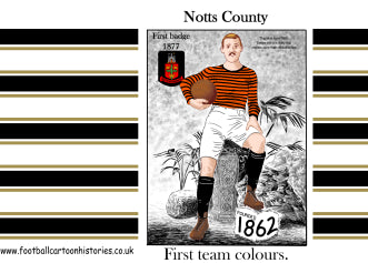Notts County ceramic mug – Football Cartoon Histories