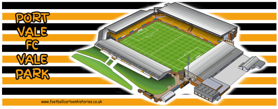 Port Vale Stadium Mug – Football Cartoon Histories