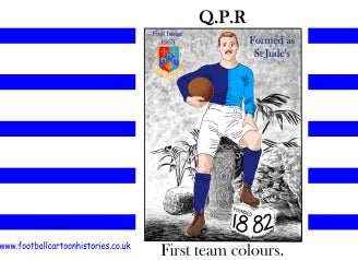 QPR ceramic mug – Football Cartoon Histories