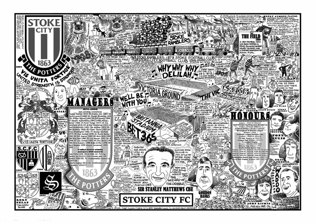 Stoke City – Football Cartoon Histories