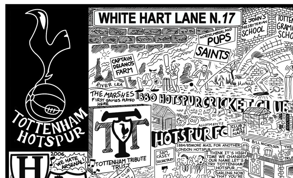 Tottenham Hotspur – Football Cartoon Histories