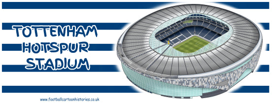 Tottenham Hotspur Stadium Mug – Football Cartoon Histories