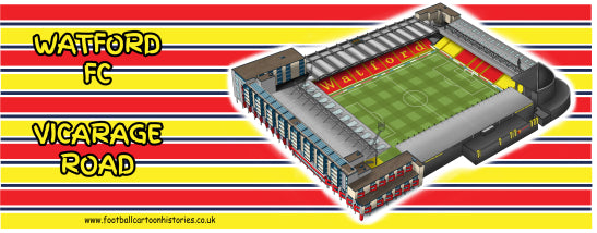Watford FC Stadium Mug – Football Cartoon Histories
