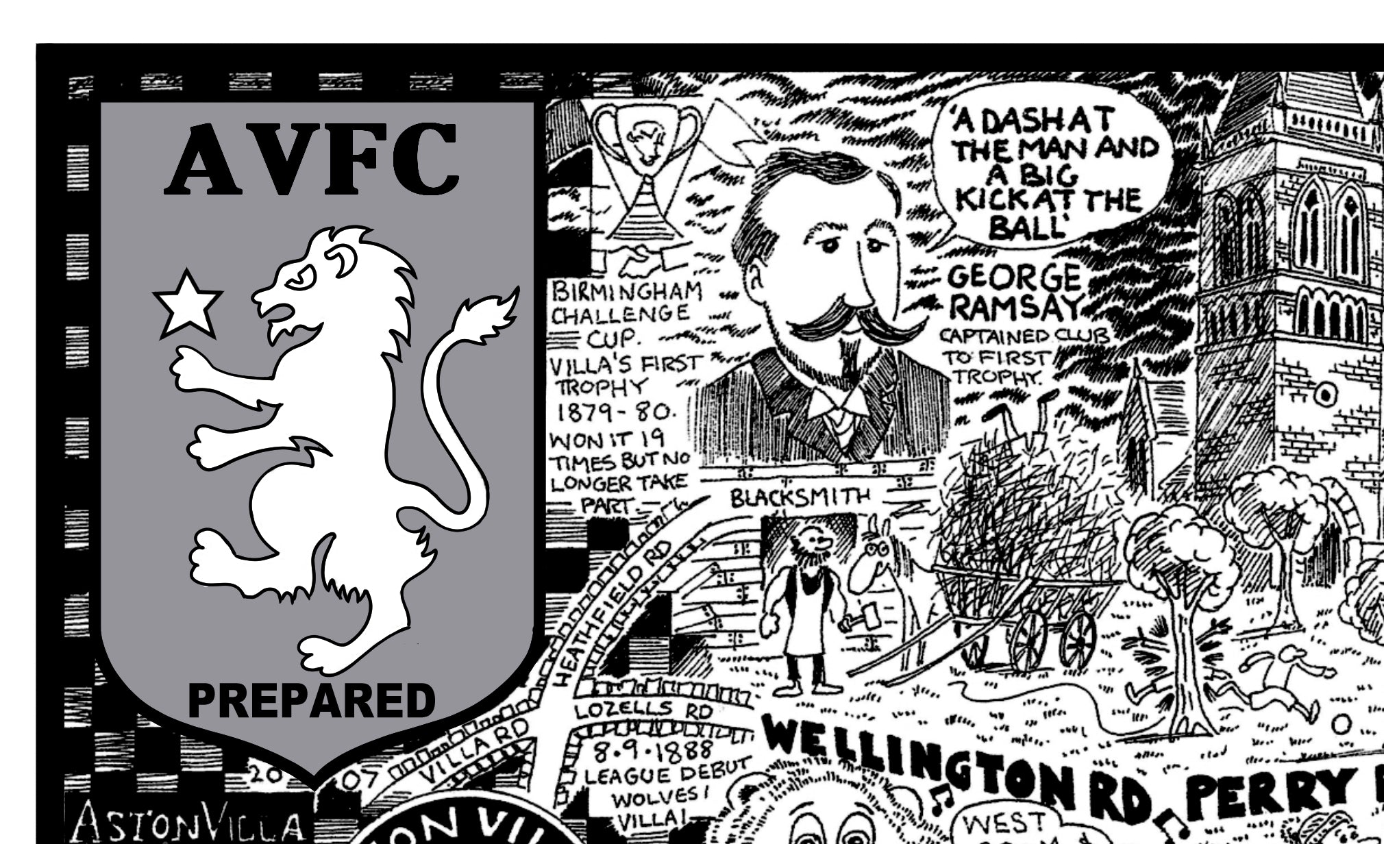 Aston Villa – Football Cartoon Histories