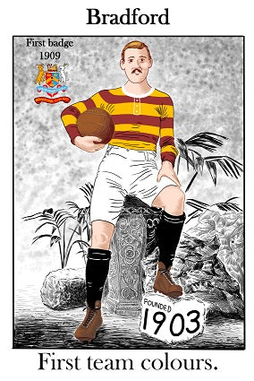 Bradford greeting card – Football Cartoon Histories