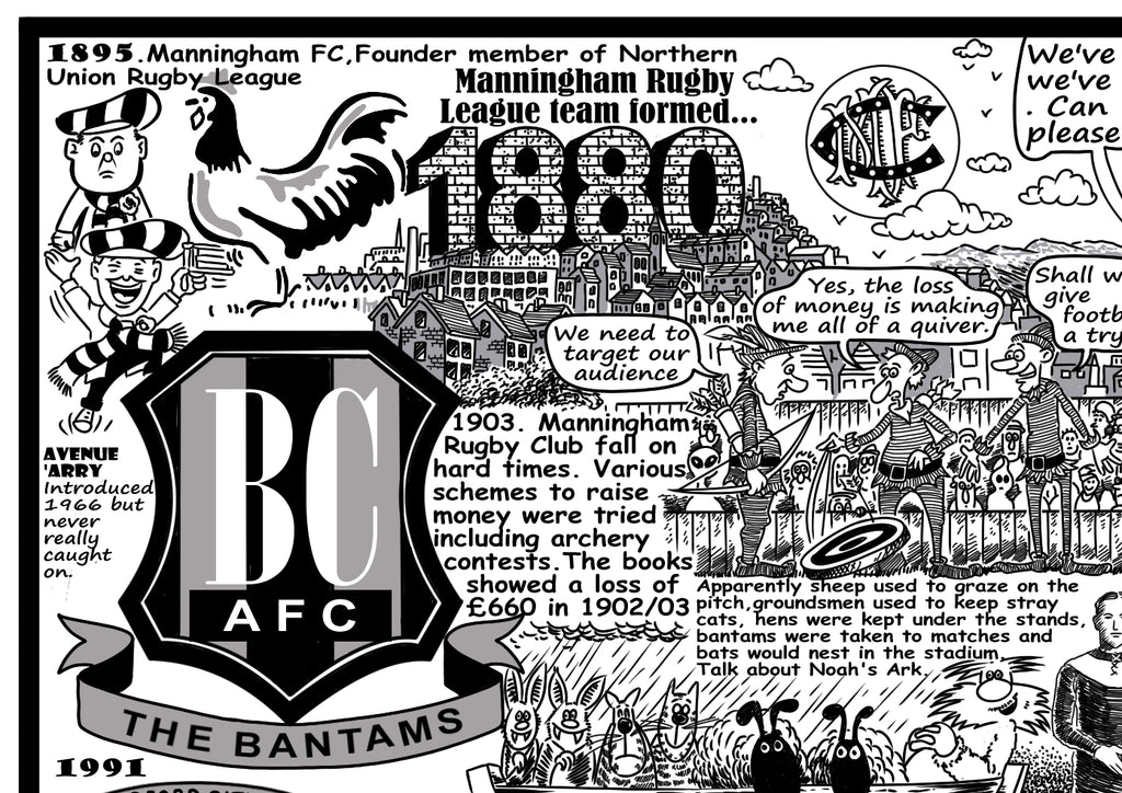 Bradford City AFC – Football Cartoon Histories