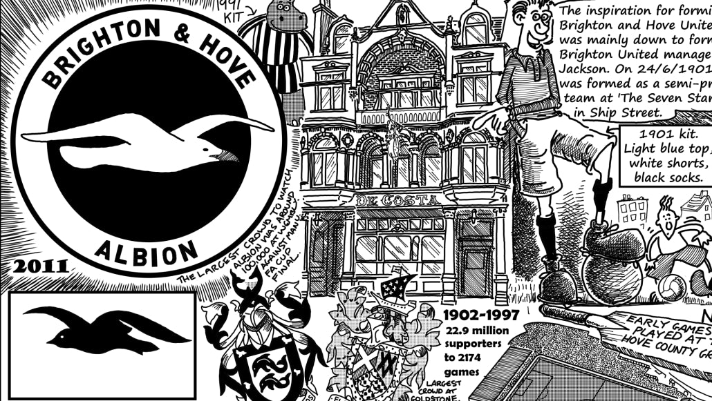 Brighton & Hove Albion – Football Cartoon Histories