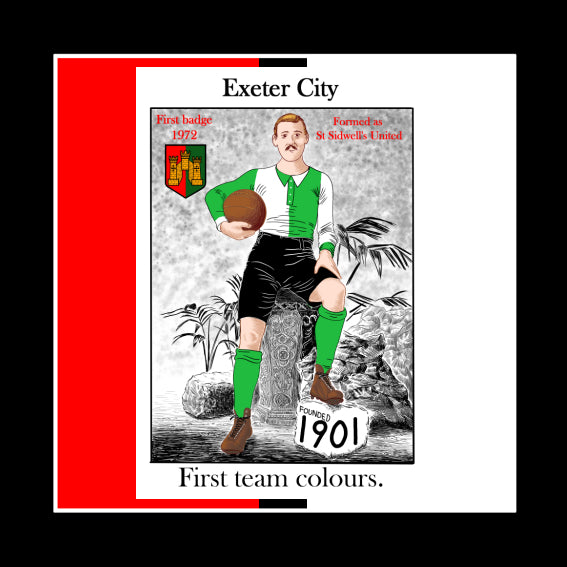 Exeter coaster – Football Cartoon Histories