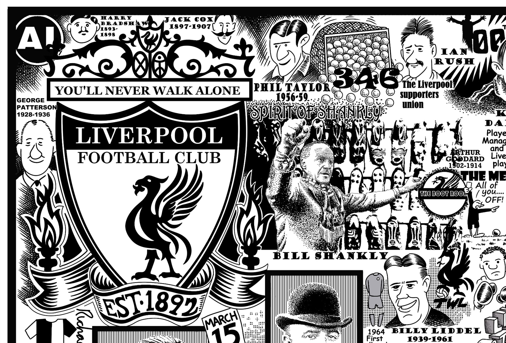 Liverpool FC – Football Cartoon Histories
