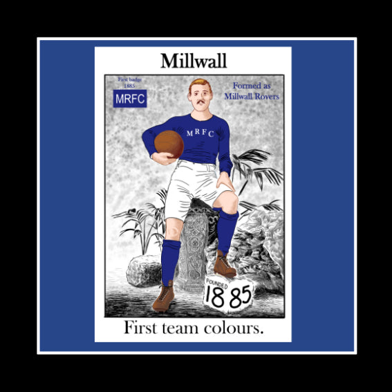 Millwall coaster – Football Cartoon Histories