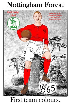 Nottingham Forest greeting card – Football Cartoon Histories